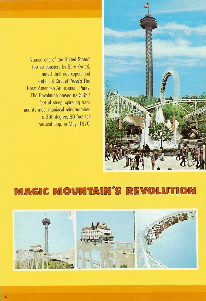 Six Flags Magic Mountain - Shane's Amusement Attic - 1978 Souvenir Book