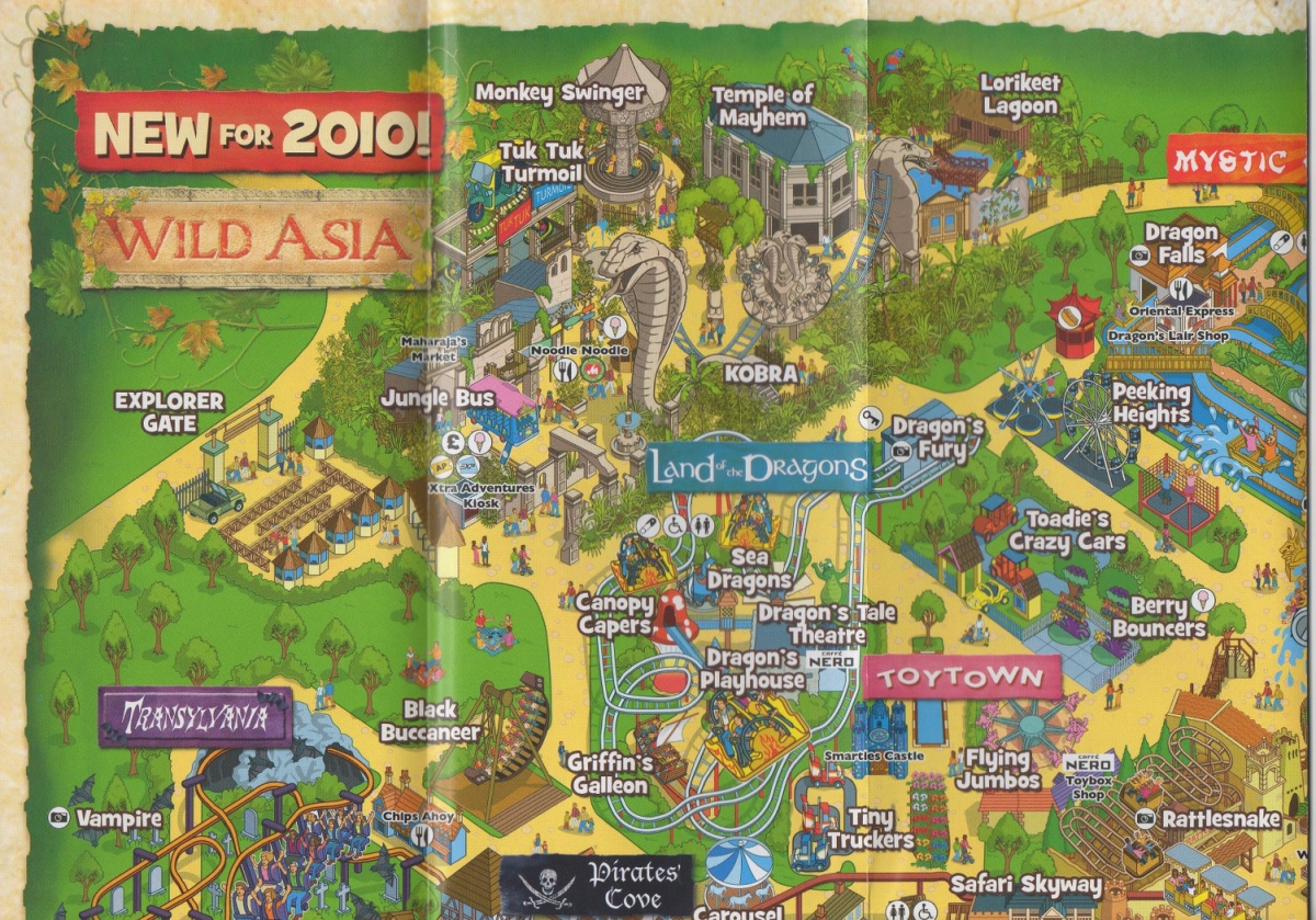 chessington printable map