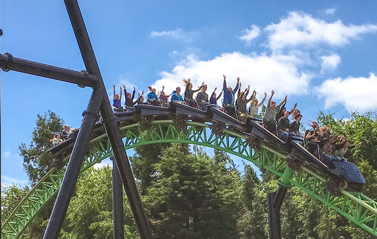 Walibi Holland - Europe 2016 - Robb & Elissa Traveling Around Riding Stuff!
